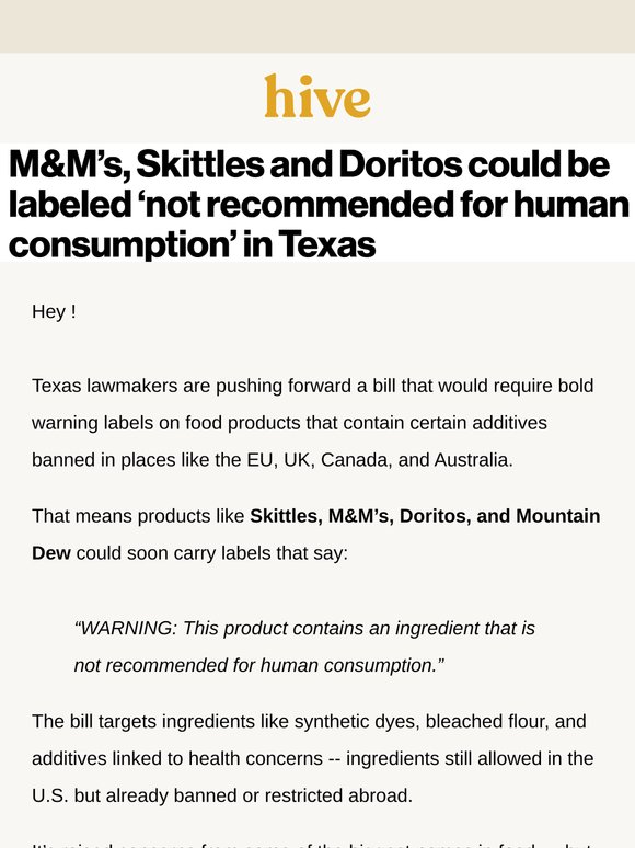 Hive Brands: The future of food labeling is here. Hive’s been ready ...