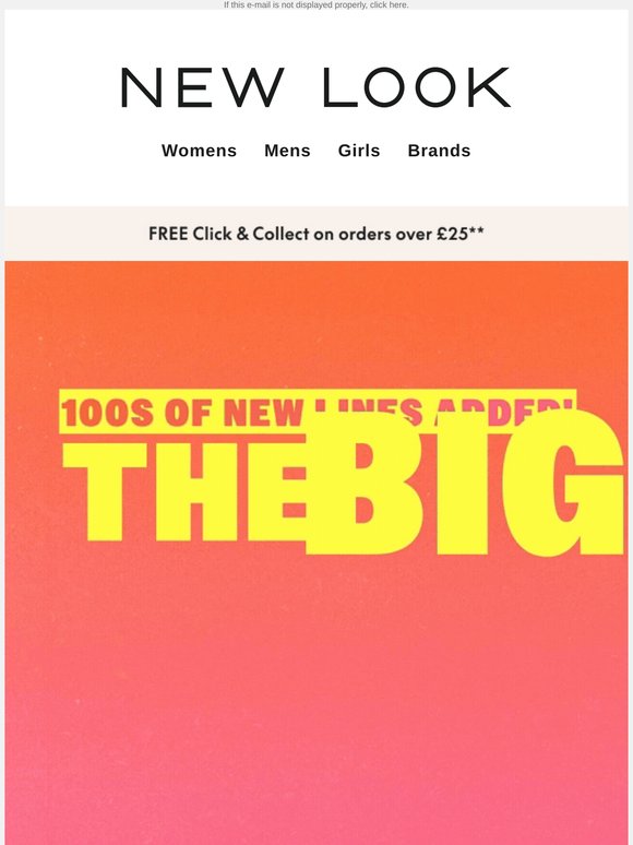 New Look Email Newsletters: Shop Sales, Discounts, and Coupon Codes