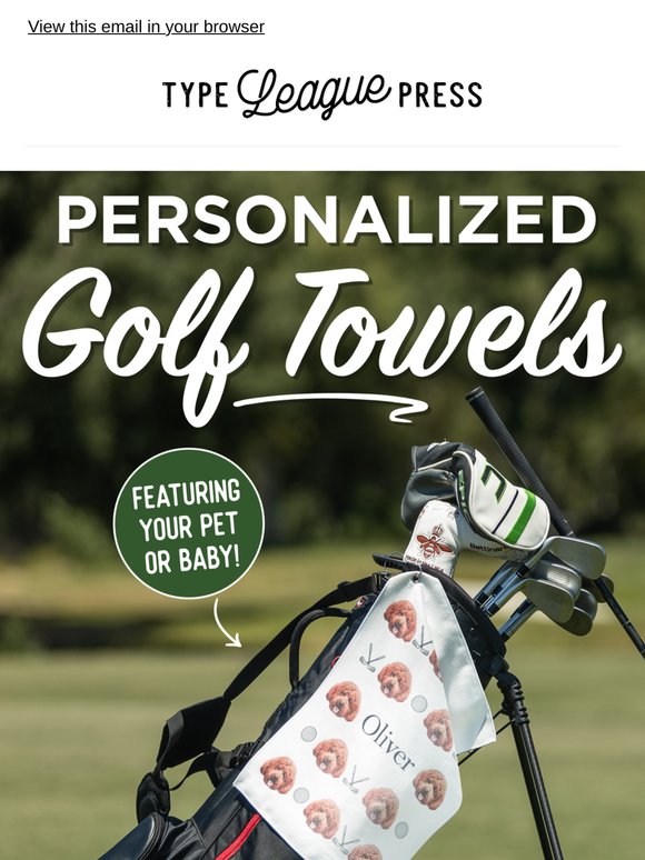 Type League Press: ⛳️ The perfect gift for their Golf Bag! | Milled