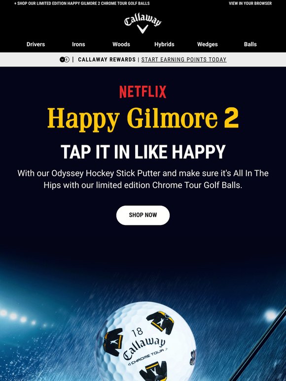Callaway Golf: Now Available: The Hockey Stick Putter From Happy ...