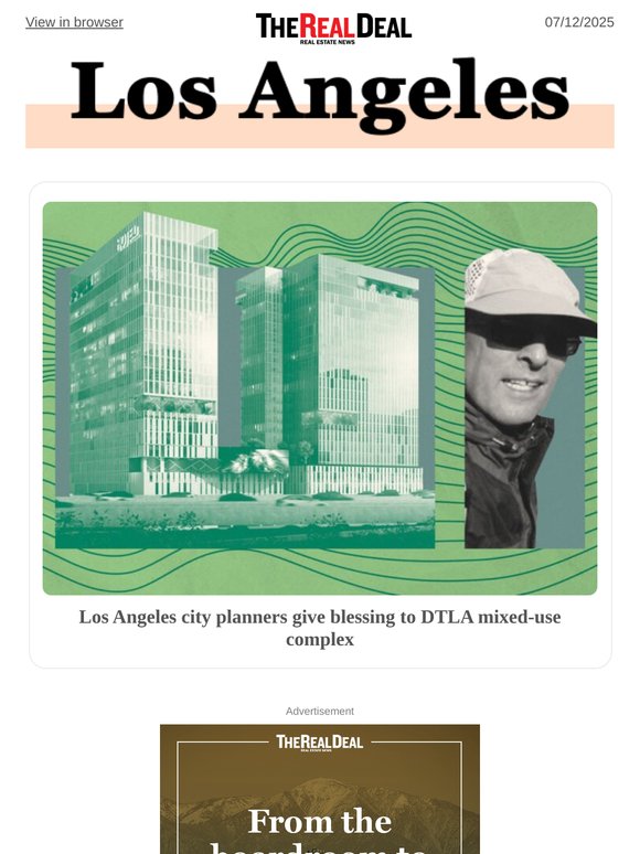 The Real Deal: LA's new downtown; One California Plaza lands in ...