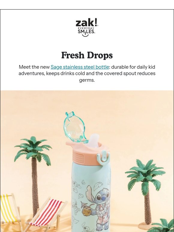 Zak Designs: Fresh Drops: 10 Fun Designs | Milled