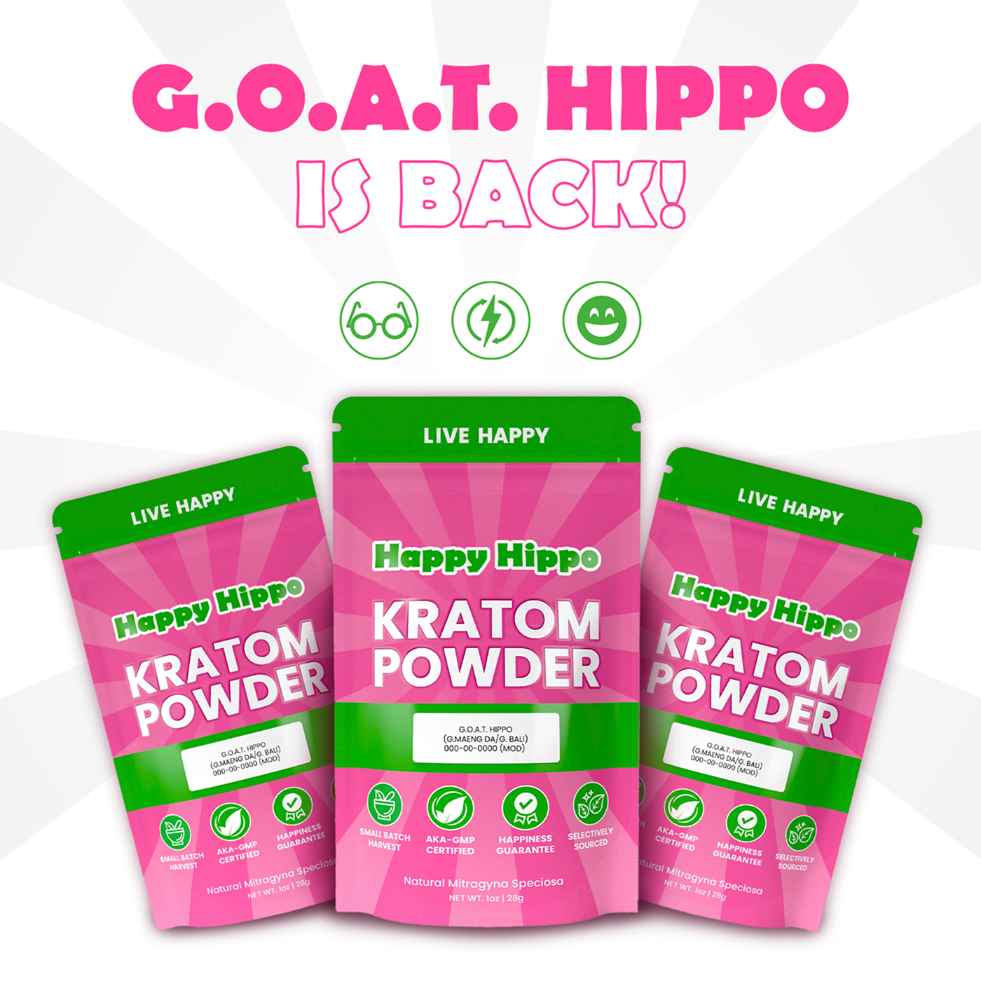 Happy Hippo: The G.O.A.T. is Back!! 🤩 30% Off This High MIT Batch! | Milled
