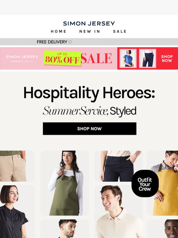 Simon Jersey: Hospitality Heroes: Summer Service, Styled | Milled