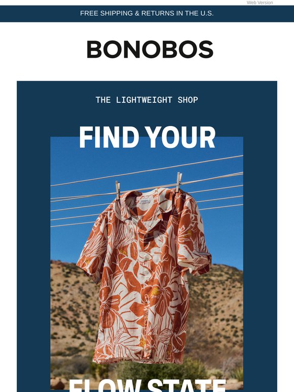 Bonobos Email Newsletters: Shop Sales, Discounts, and Coupon Codes