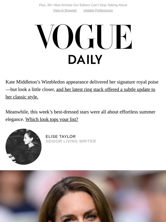 Vogue: The Deeper Meaning Behind Kate Middleton’s Dazzling New Ring Stack | Milled