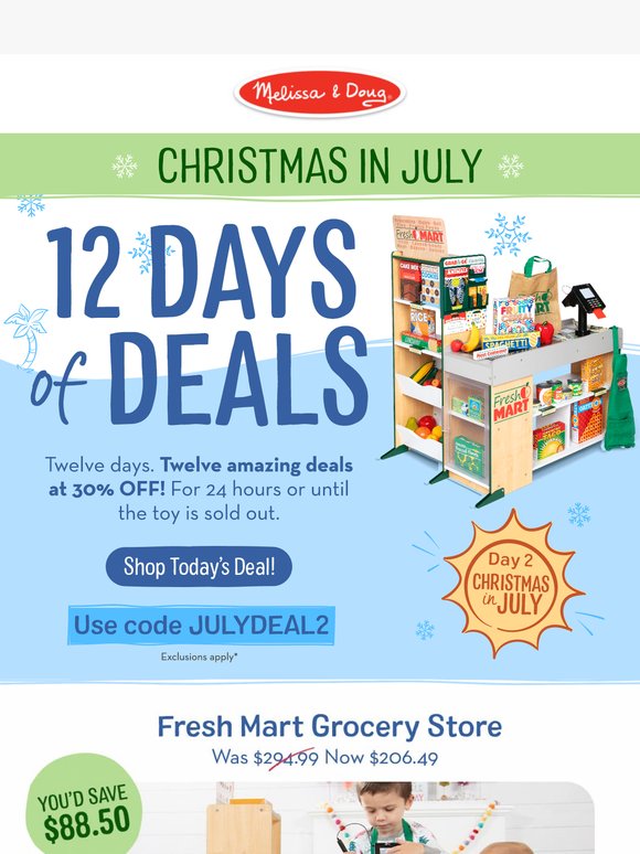 Melissa & Doug: Day 2: Shop, Scan, and Play! | Milled