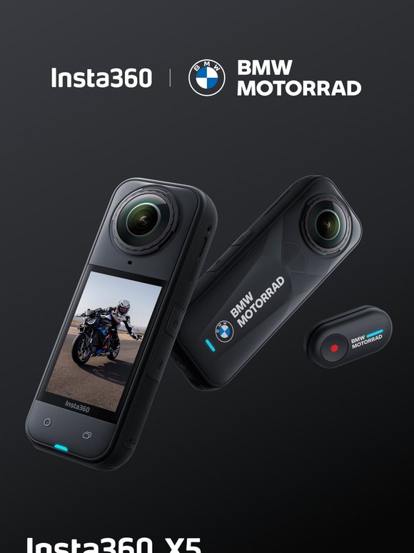 Insta360: We're back. Meet the Insta360 X5 BMW Motorrad Edition | Milled