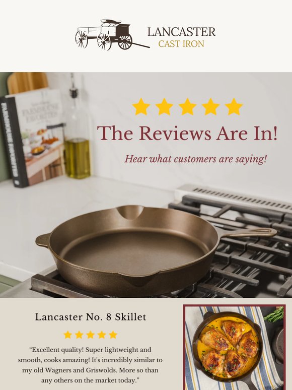 Lancaster Cast Iron: The Reviews Are In! | Milled