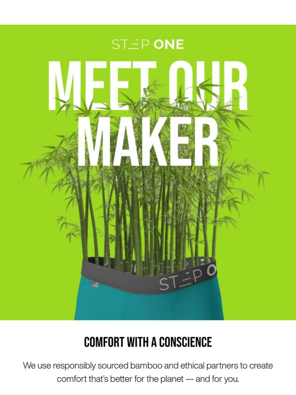 Step One Clothing: Meet Your Maker 👋 | Where Your Underwear Begins | Milled