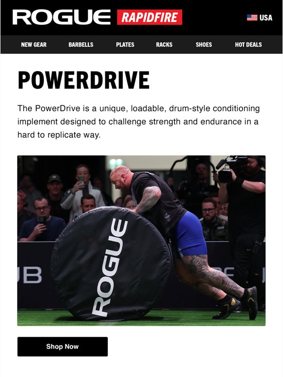 Rogue Fitness: Just Launched: PowerDrive, Rogue 13" Resin Squat Wedge ...