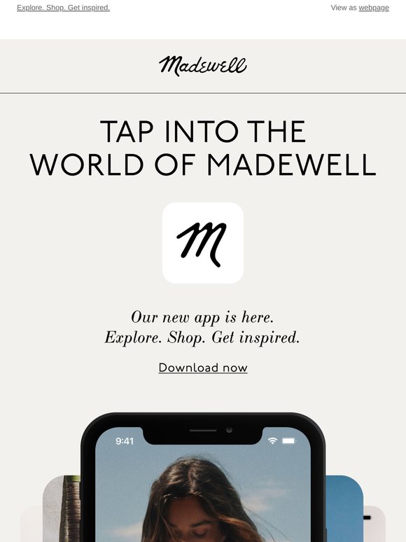 Madewell Email Newsletters: Shop Sales, Discounts, and Coupon Codes