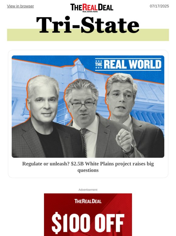 The Real Deal: $2.5B White Plains project raises questions; Terwilliger ...