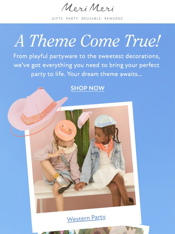 Meri Meri: The Dream Party Themes! 🎉 | Milled