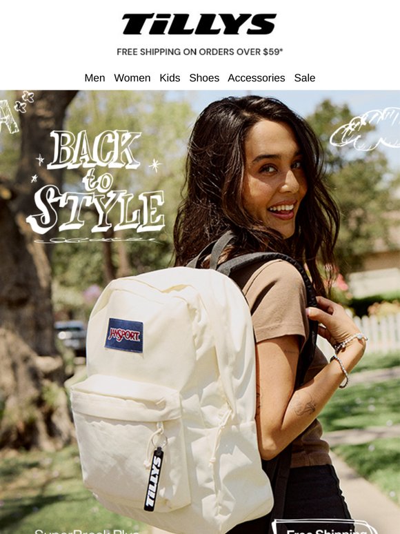 Tilly's: JanSport Backpacks + Stay Hydrated With Owala | Milled