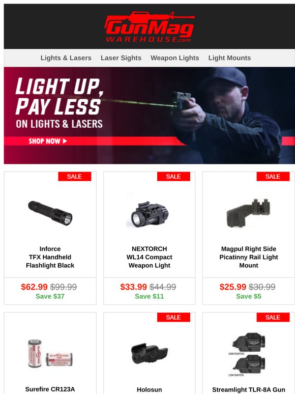 GunMag Warehouse: Good Light Isn't a Luxury, It's A Lifesaver | Inforce ...