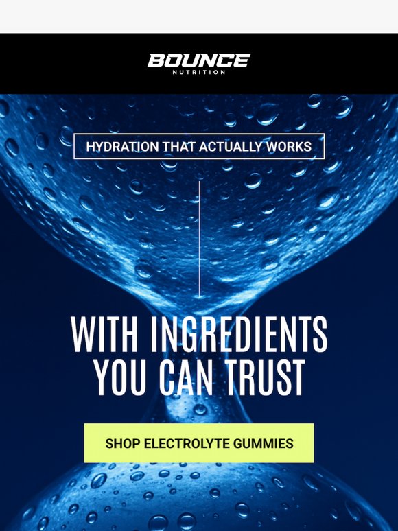 Bounce Nutrition: Everything In Our Electrolyte Gummies 💦 | Milled