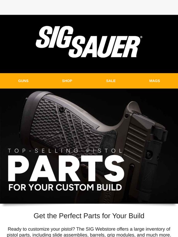 SIG SAUER: Get the Perfect Parts for Your Pistol Build | Milled