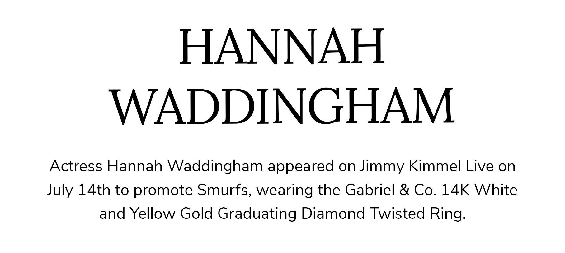 Gabriel & Co.: As Seen On Selena Gomez, Madelyn Cline, & Hannah ...