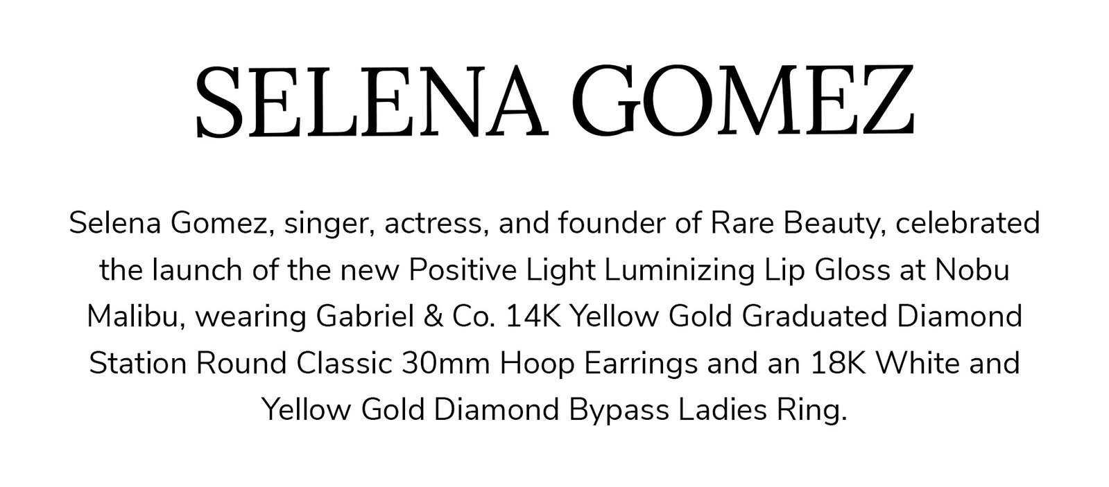 Gabriel & Co.: As Seen On Selena Gomez, Madelyn Cline, & Hannah ...