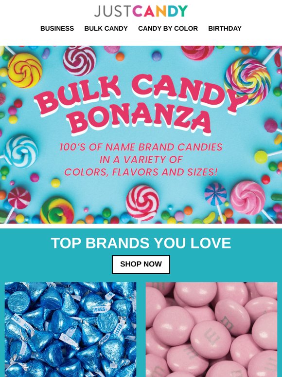 Just Candy: 100s Of Your Favorite Name Brand Candies In A Variety Of ...