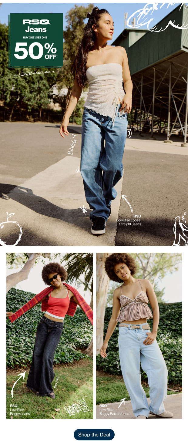 Tilly's: BOGO 50% Off RSQ Jeans + 4 Tops for $25 | Milled