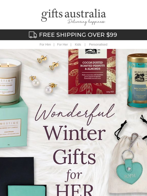 Gifts Australia: 5 Gifts for Her This Winter | Milled