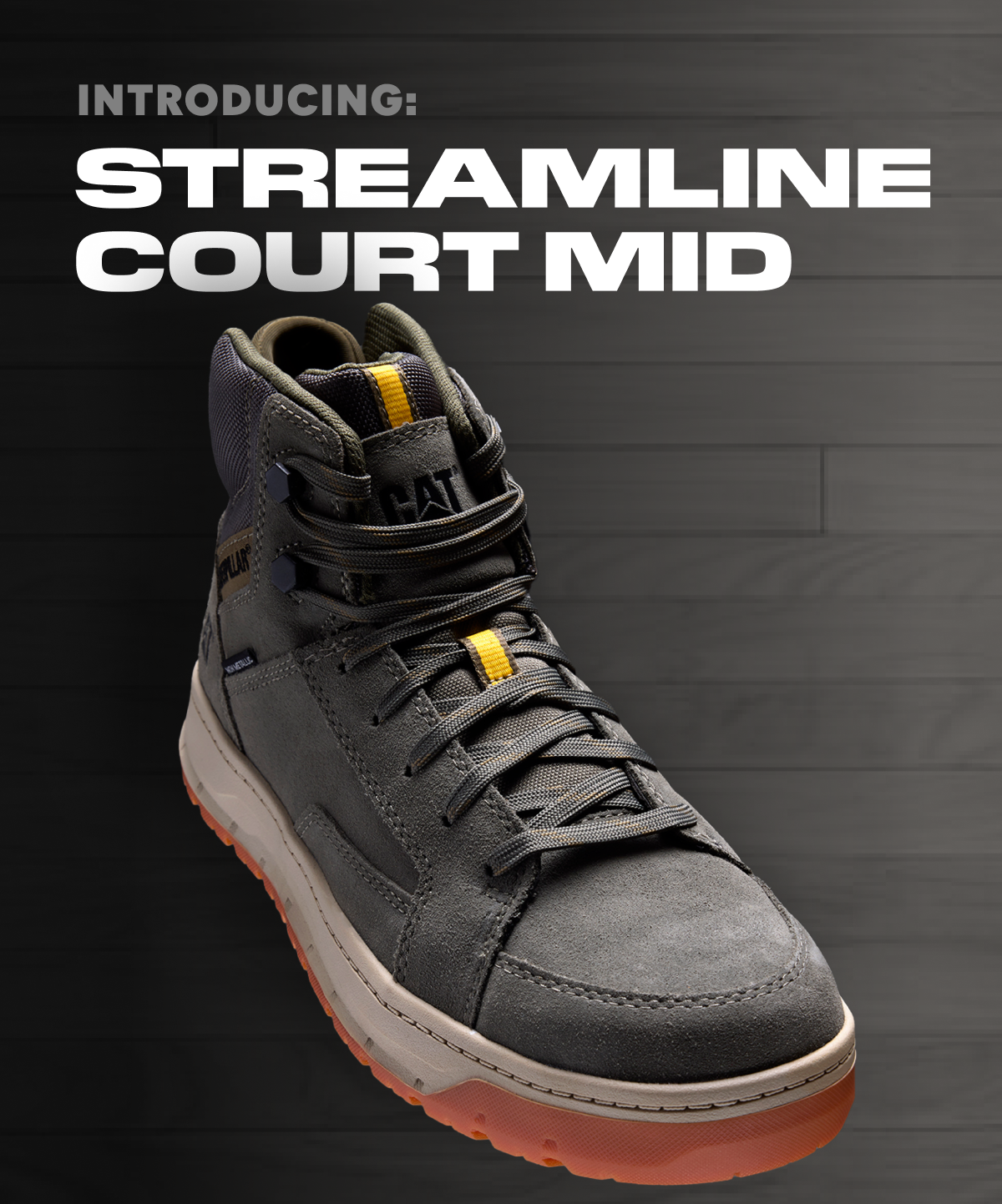 Cat Footwear: Introducing: Streamline Court Mid | Milled