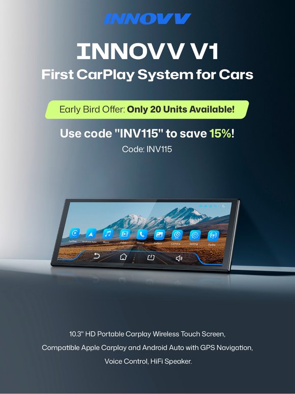 INNOVV: 🚘 INNOVV V1 Has Arrived — The CarPlay System Your Car Deserves ...