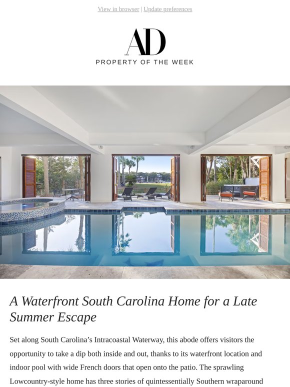 Architectural Digest: A Waterfront South Carolina Home for a Late ...