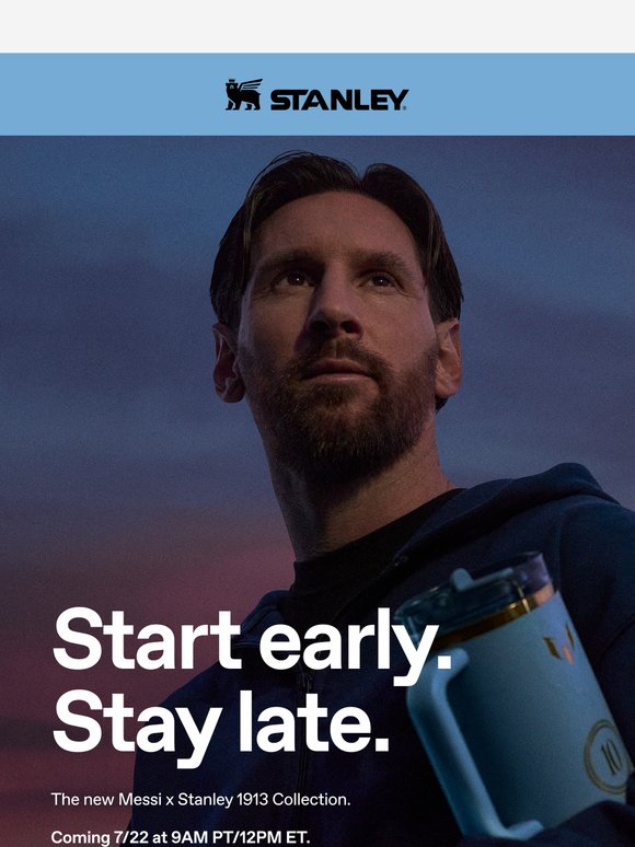 Stanley: Get Ready: Messi Collection Drops Tomorrow | Milled