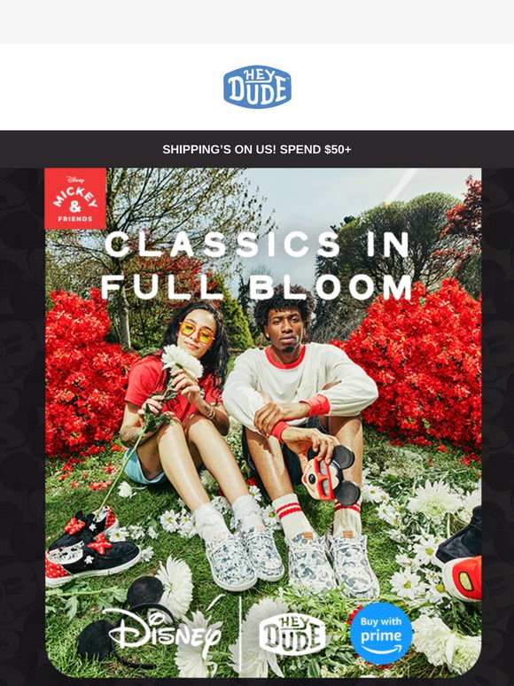 Hey Dude: Mickey & Minnie make a statement | Disney x HEYDUDE | Milled