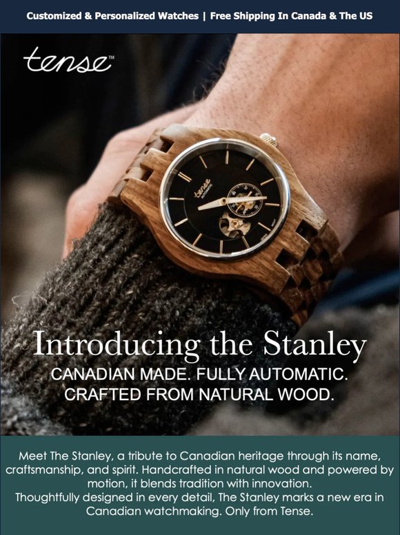 Tense: Meet Stanley 🌳🔧 The All-New Open Heart Watch | Milled