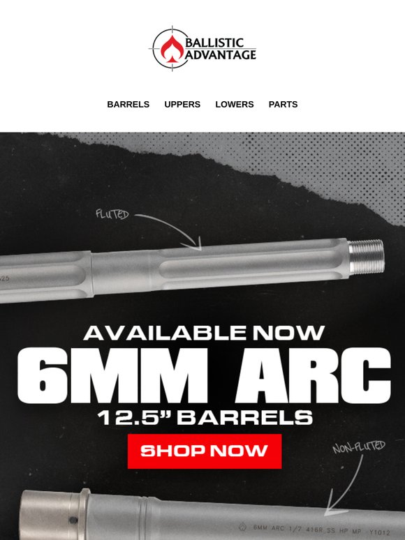 Ballistic Advantage: The 12.5" 6mm ARC Barrels Are Back! | Milled