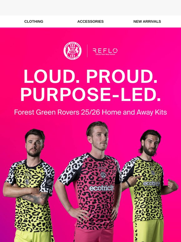 Reflo: The Forest Green Rovers 25/26 Kits Are Here ⚡ | Milled