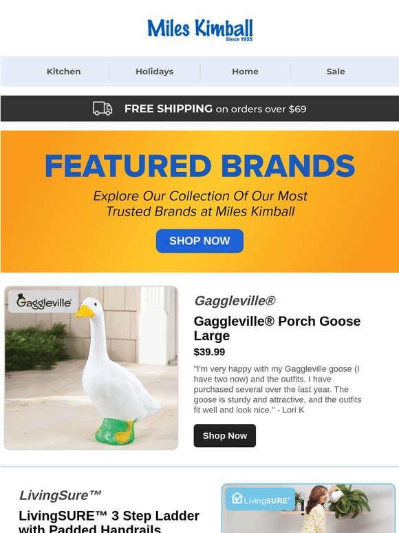 Miles Kimball: Brands You Can Count On | Milled