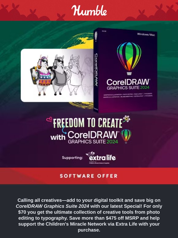 Humble Bundle: ACT NOW: Save big on CorelDRAW Graphics Suite 2024 | Milled