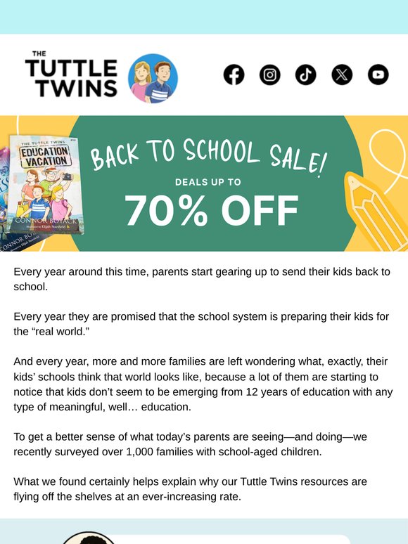 Tuttle Twins: We Surveyed 1,000+ Parents. Here’s What They Told Us ...