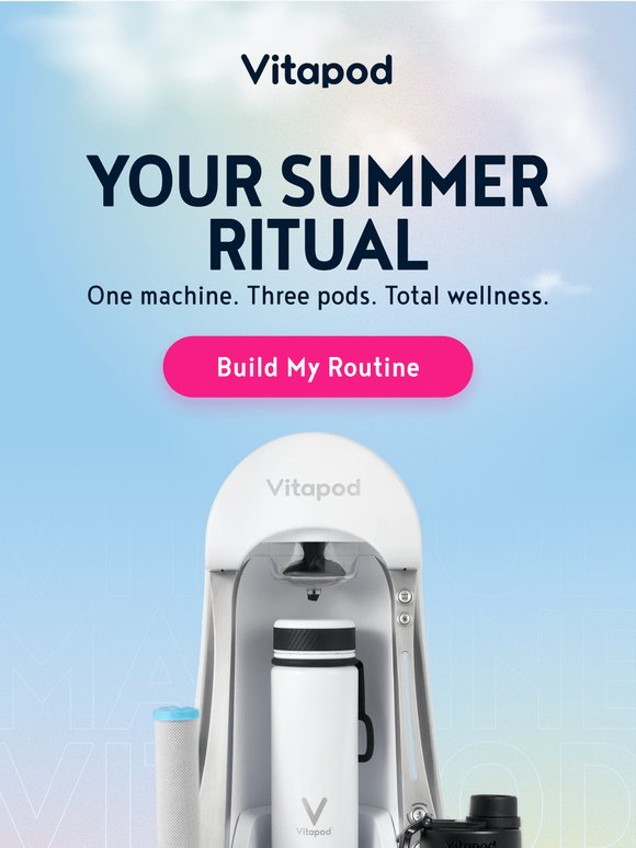 Vitapod: Your Daily Hydration Plan, Sorted. | Milled