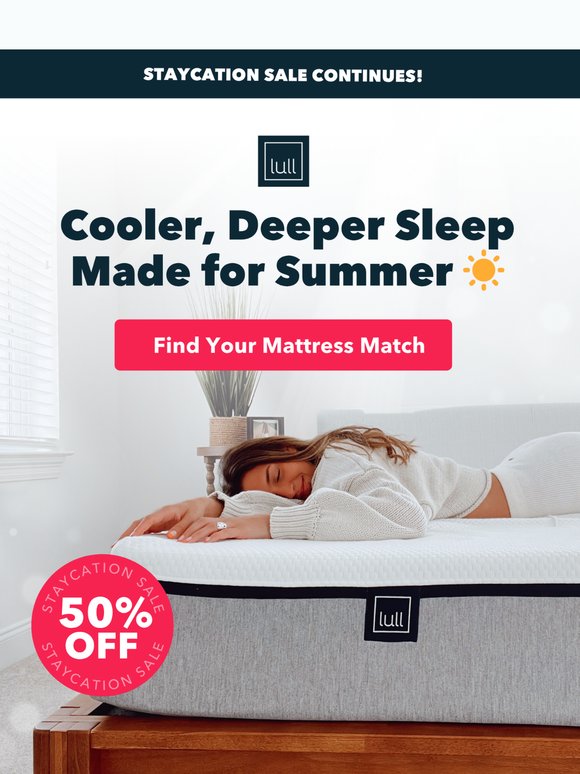 Lull: Your Summer Sleep Upgrade Is 50% OFF. | Milled