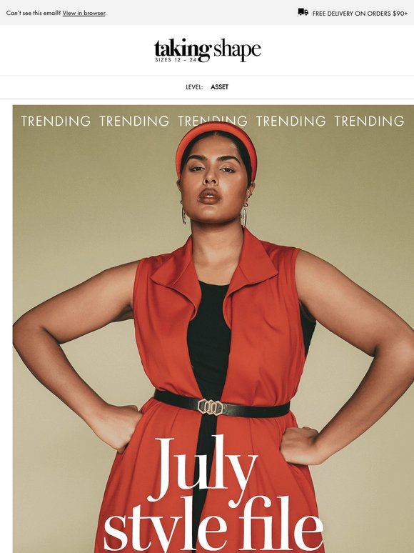 Taking Shape: July Update: Bold Prints, Clever Cuts & New Energy | Milled