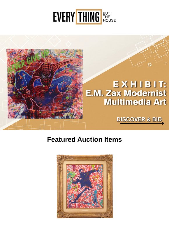 Everything But The House: 🎨 EXHIBIT: E.M. Zax Modernist Multimedia Art ...
