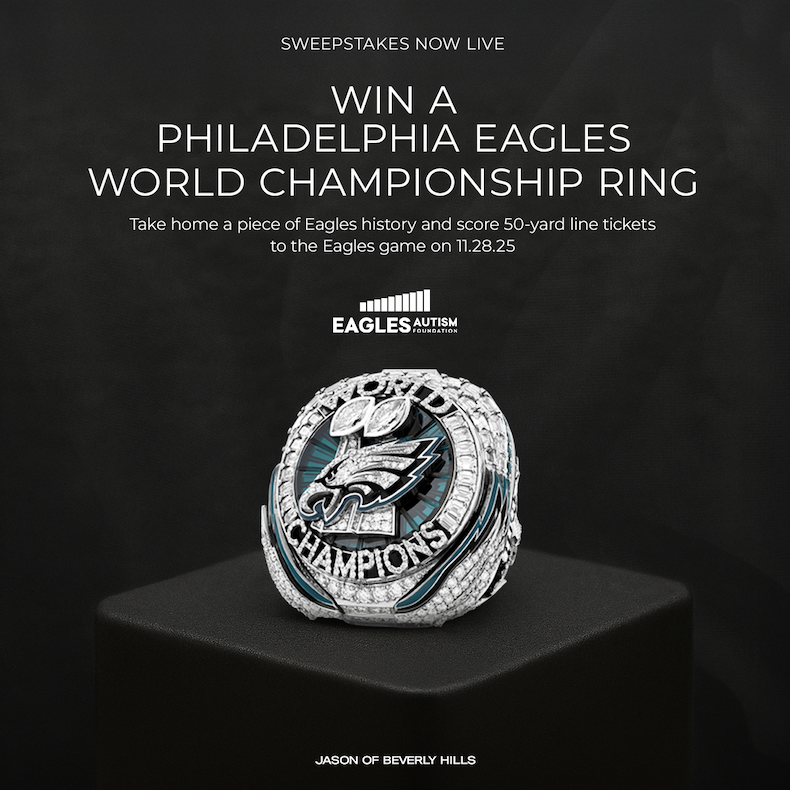 Charitybuzz: Donate to Win: Eagles Championship Ring + Game Experience ...