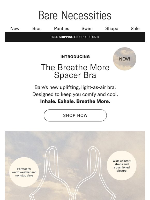 Bare Necessities: Say Hello To Bare’s Most Breathable Bra | Milled