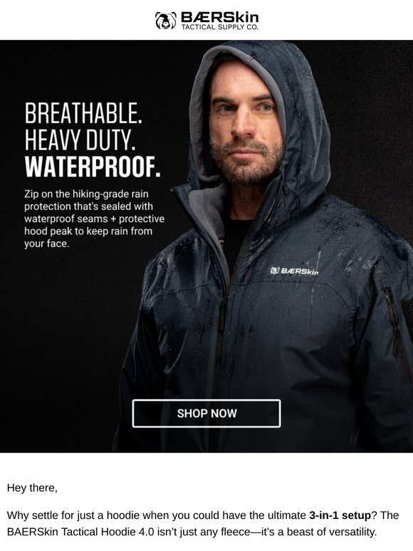 Bearskin Tactical Supply Co.: Weatherproof Yourself: BAERSkin 3-in-1 ...