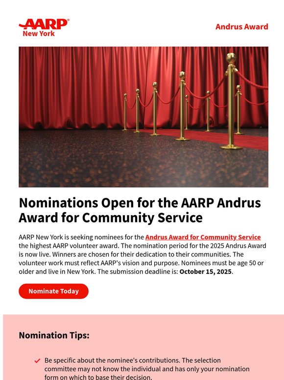 AARP: Celebrate a Local Volunteer—Submit Your Nominee! | Milled