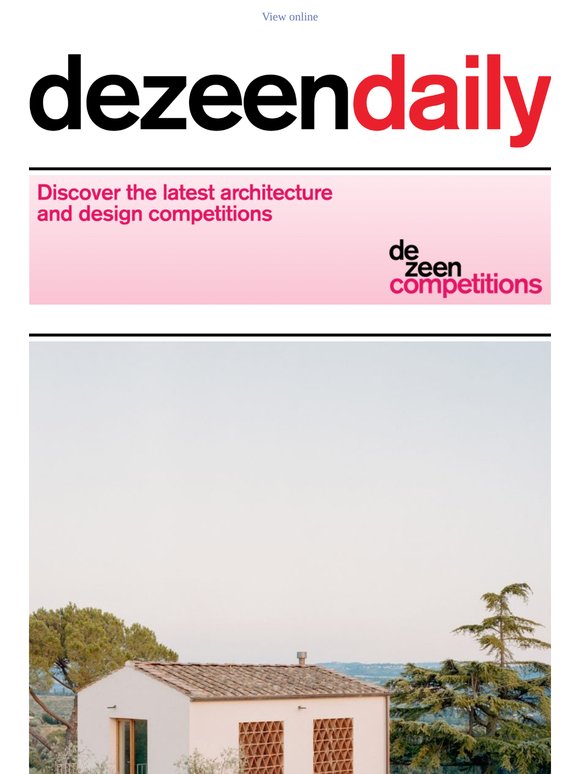 Dezeen: Paving stone flip flops | Florentine barn conversion | AI ...