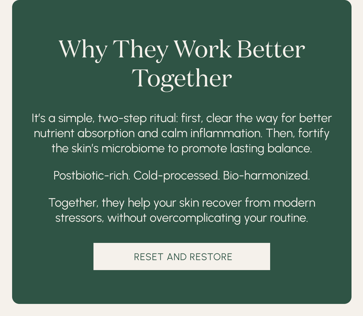 Symbiome: A Ritual to Reset and Restore Your Skin | Milled