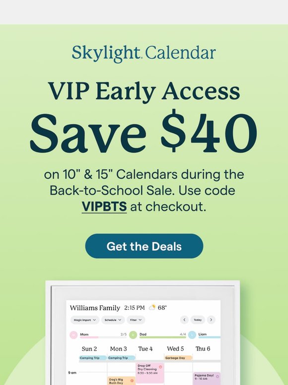 Skylight: 🔓 Early Access Unlocked + a Secret Cal Max Deal | Milled
