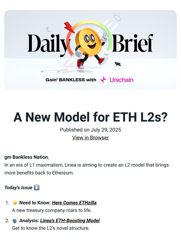Bankless: 🏴 A New Model for ETH L2s? | Milled